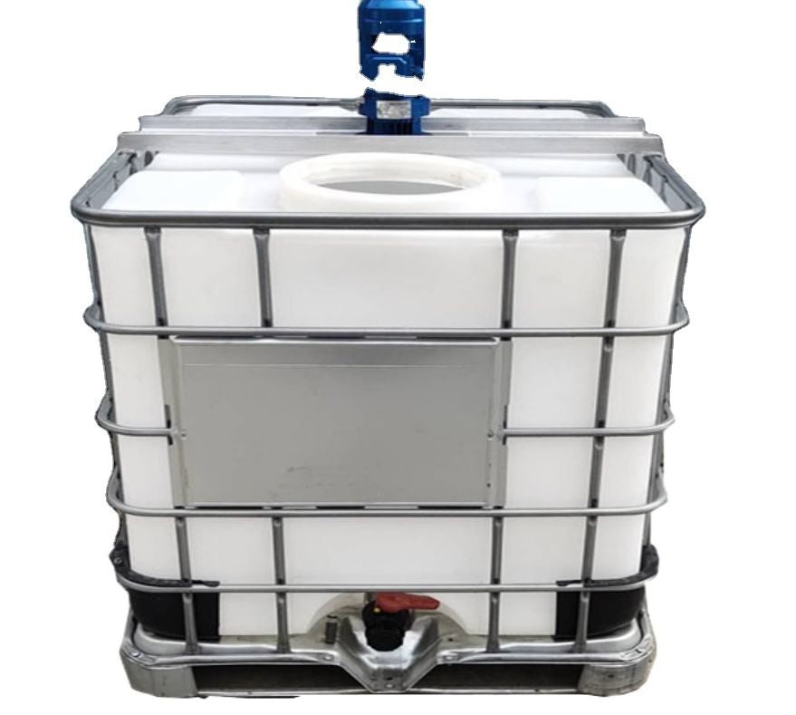 500L Plastic IBC Tank Mixer with Agitator | 0-1400rpm