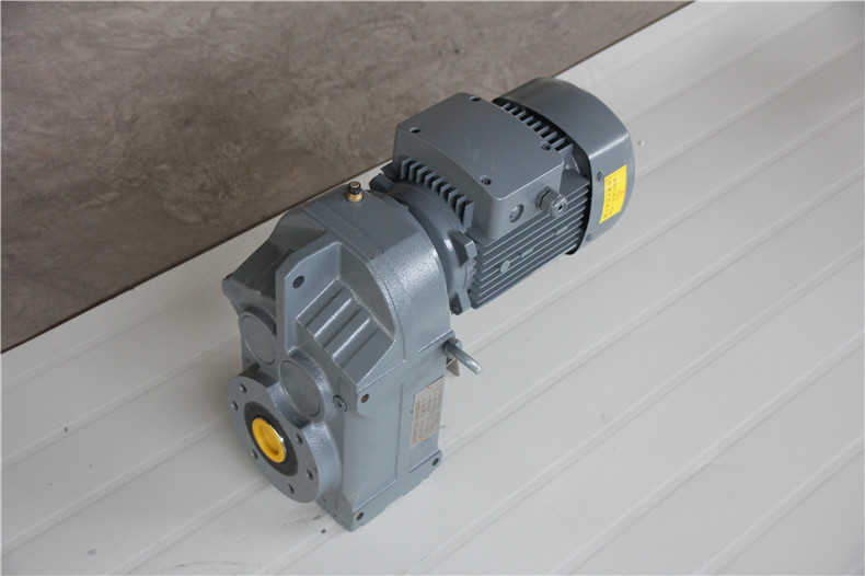 F Series Helical Gear Reducer Motor - High Torque 3-Stage Gearbox